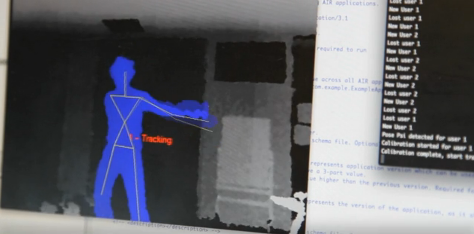 Phenomblue – “Daydreamer” digital installation (Kinect) – Brian Kiel